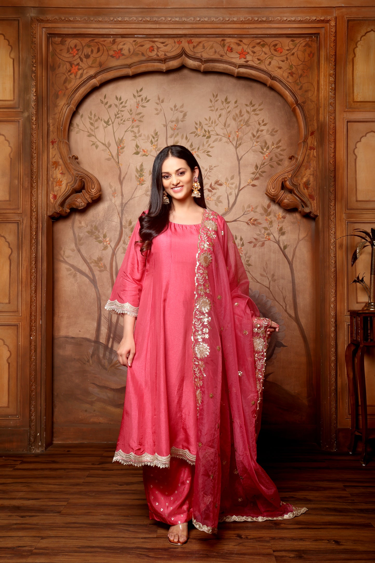 MeherRouge Ensemble - Carrot Red – Label DKI